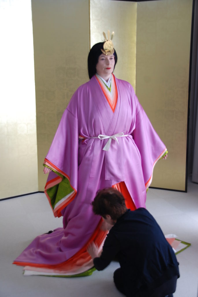 Wearing a Juni-Hitoe Kimono (12 layer kimono) in Kyoto – Doki Doki Kimono