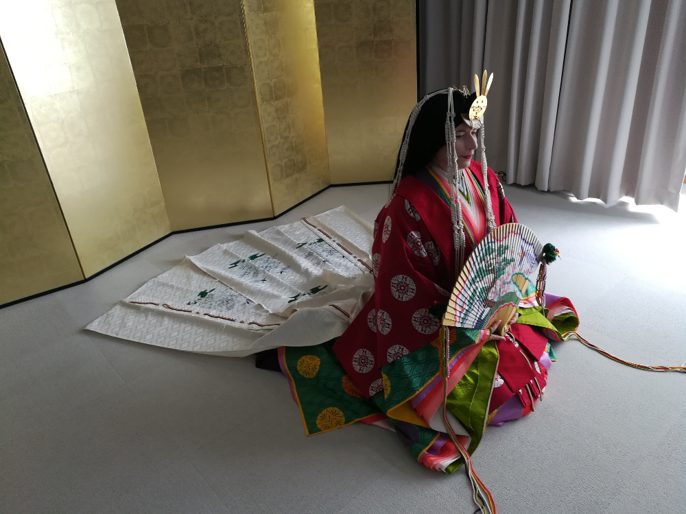 Wearing a Juni-Hitoe Kimono (12 layer kimono) in Kyoto – Doki Doki Kimono